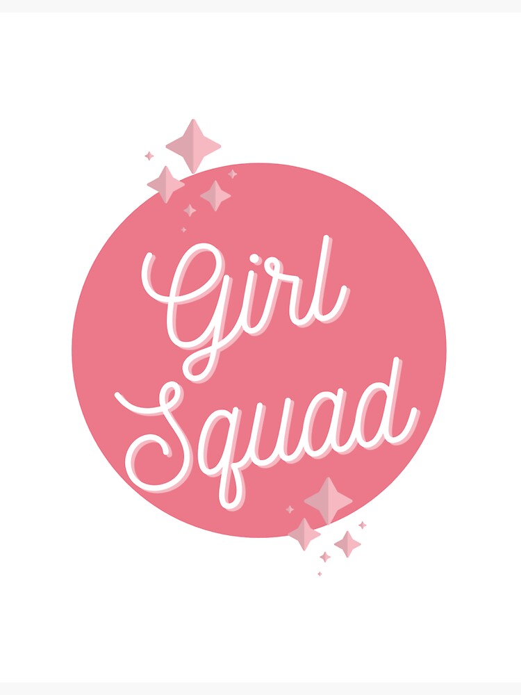 "Girl squad" Sticker by Off-Rose | Redbubble