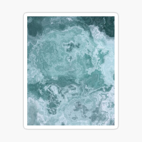 "Blue marble ocean background " Sticker for Sale by miarantipole ...