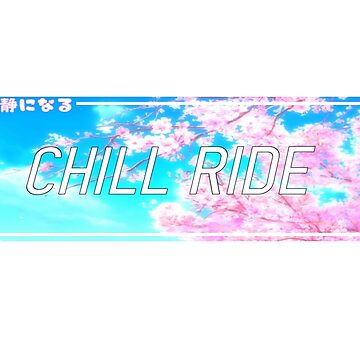 Pegatina for Sale con la obra «Chill Ride - Car Slap» de Kazzy-Deluxe ...
