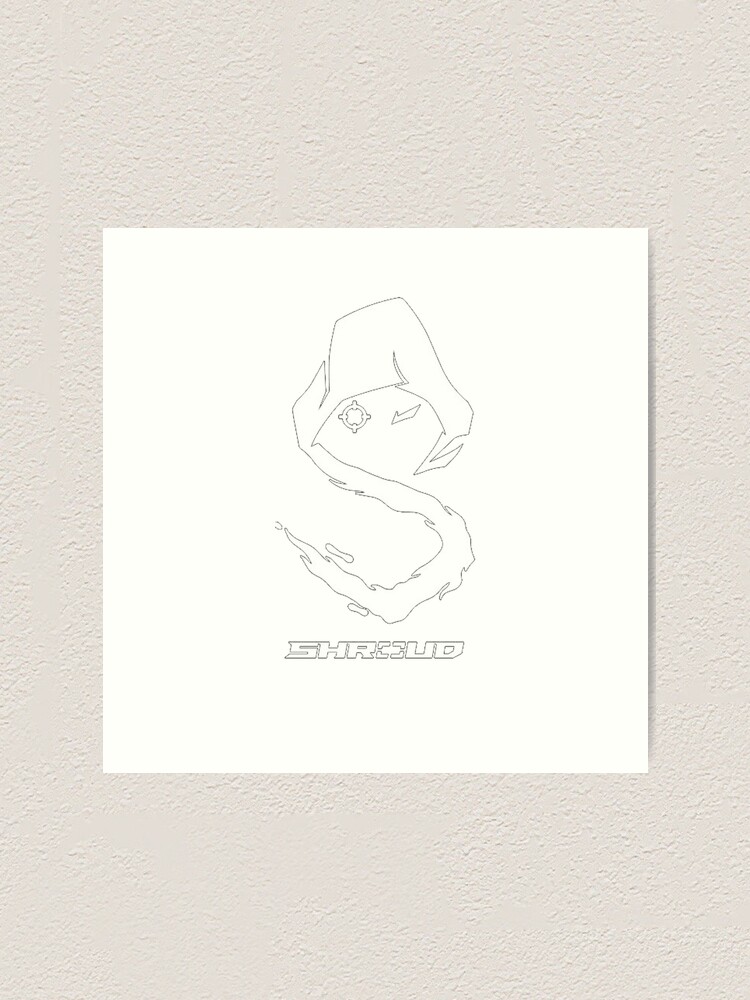 Lámina artística «Shroud, Twitch Shroud Official Merch, Shroud Logo ...