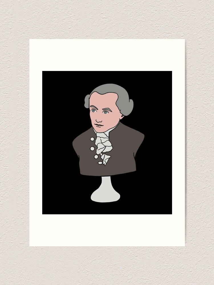 "Statue of Immanuel Kant - German Philosopher" Art Print by ...