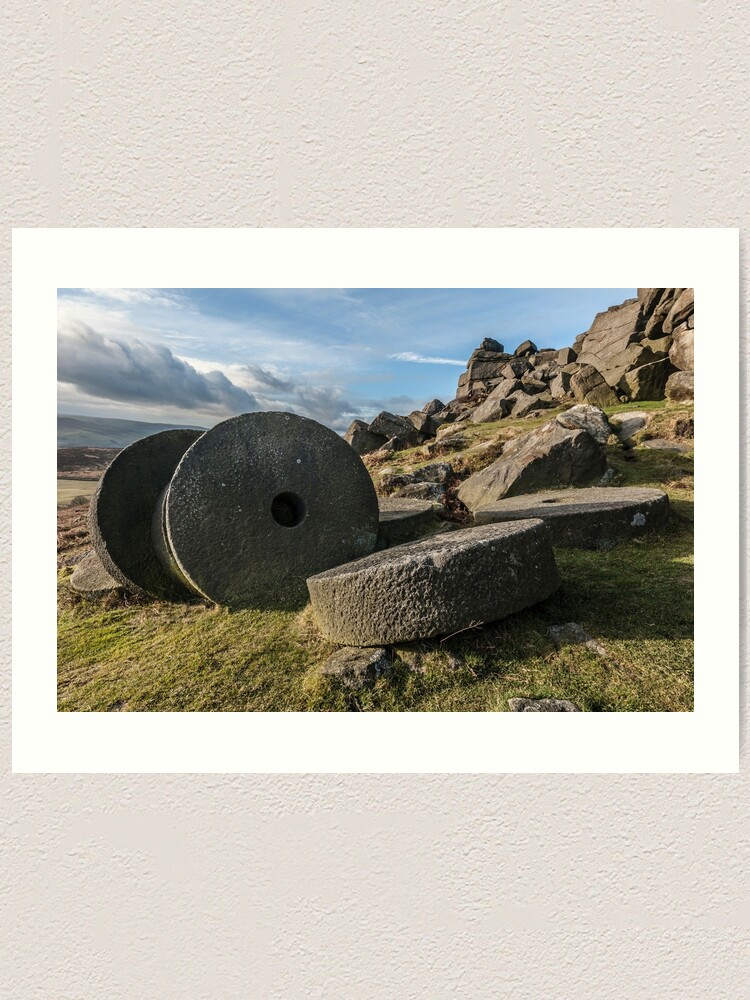 "Stanage Edge Stone Wheels" Art Print for Sale by mhfore | Redbubble