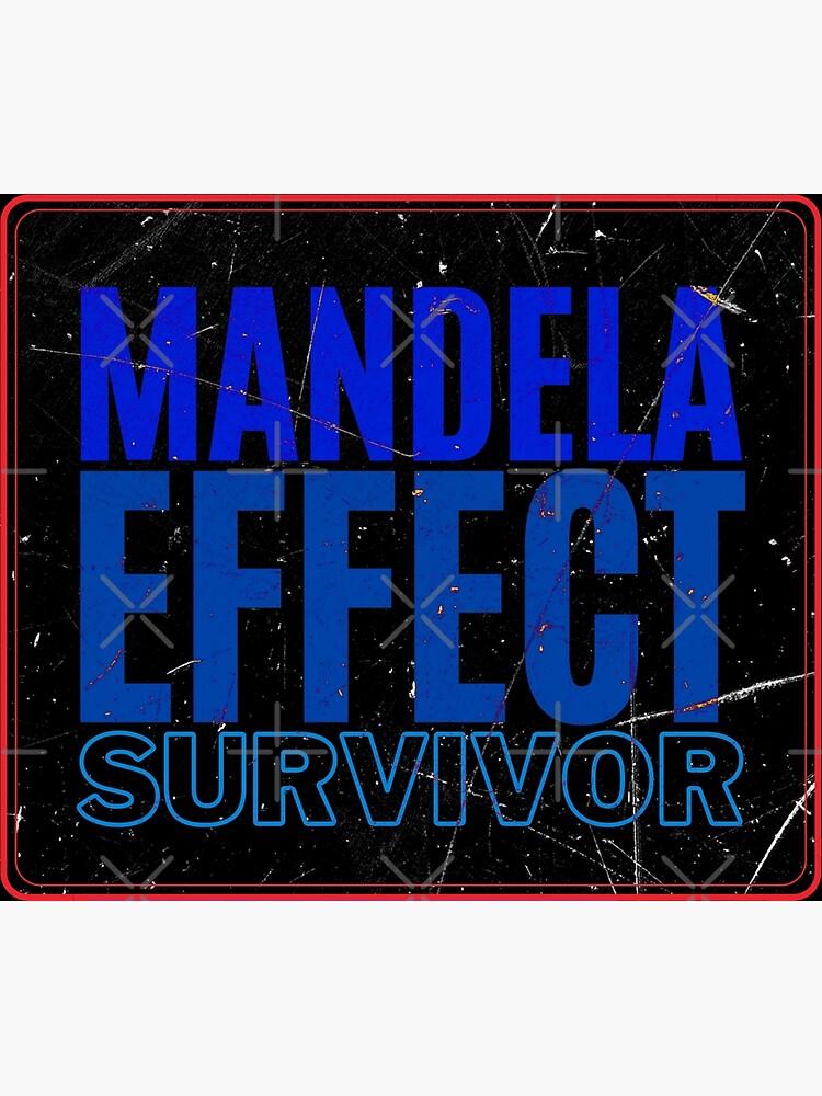 "Mandela Effect Survivor meme 2/2" Poster for Sale by CROATIAsale ...