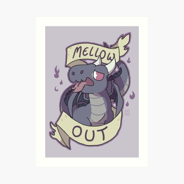 "Mellow Out" Art Print for Sale by goccart | Redbubble