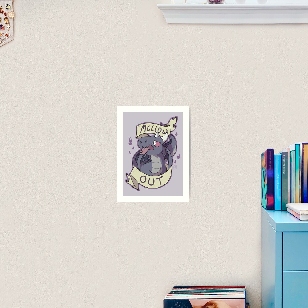 "Mellow Out" Art Print for Sale by goccart | Redbubble