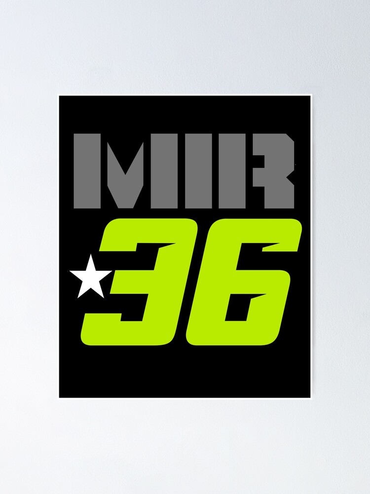 Poster « Joan MIR36 Mir Fan Art 36 Champion du Monde Superbike Moto GP ...