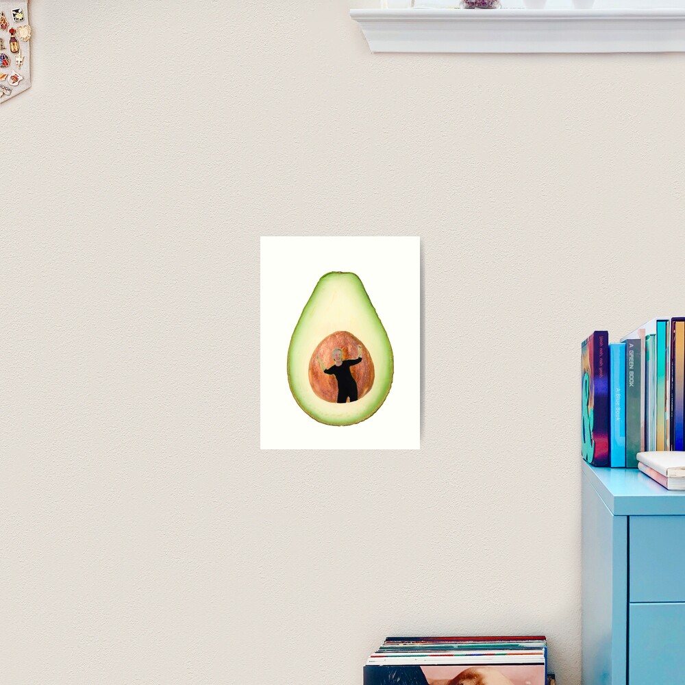 "Avocado Lady" Art Print for Sale by Emmycap | Redbubble