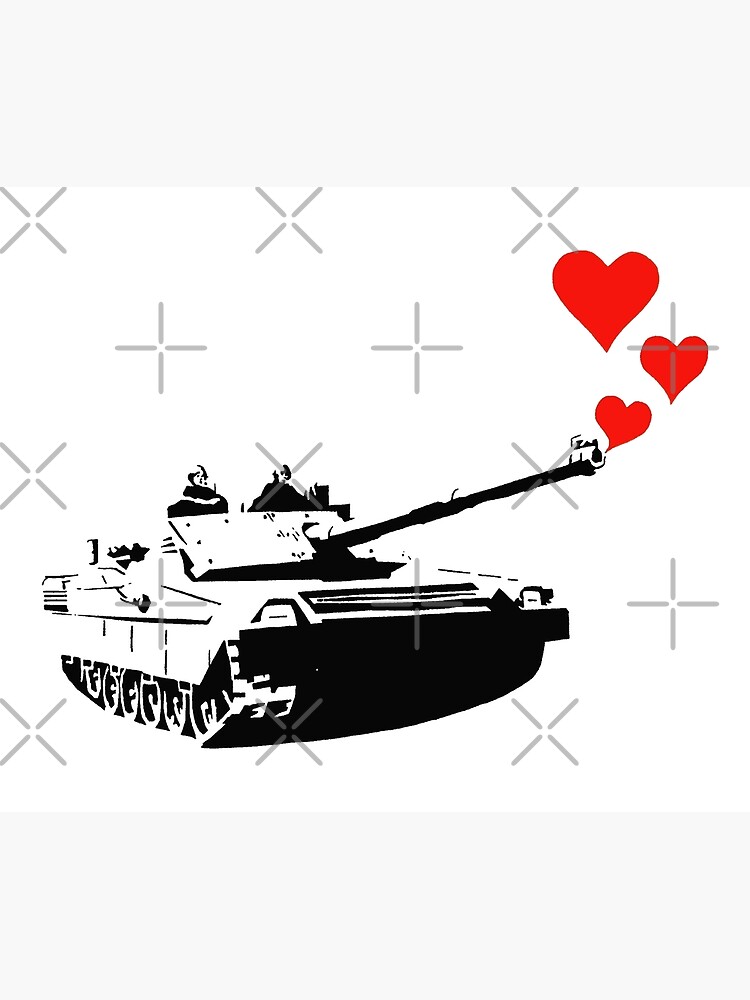 "Love Tank" Poster by WE-ARE-BANKSY | Redbubble