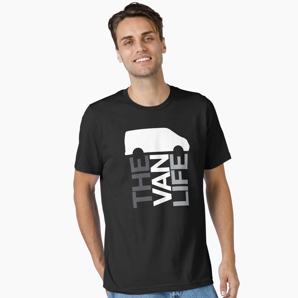 "The Van Life Logo : greyscale" Pillow for Sale by robnoble | Redbubble