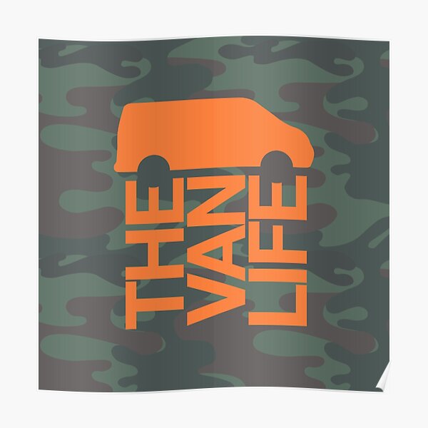 "The Van Life Logo : camo box" Poster by robnoble | Redbubble
