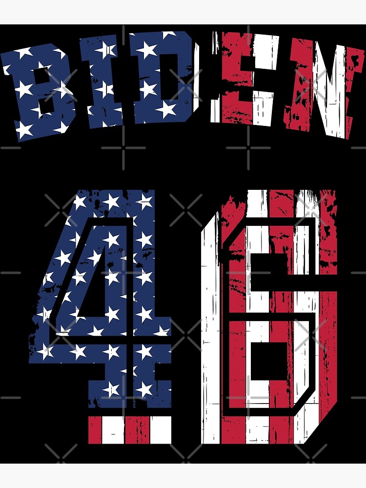 "Biden 46 jersey biden harris 2020 jersey" Poster by GoodyLeo | Redbubble