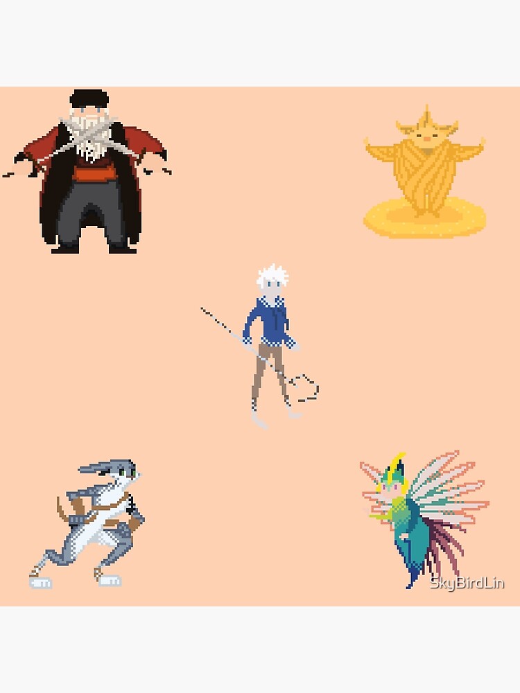 "The Guardians - Pixel Art" Art Print by SkyBirdLin | Redbubble