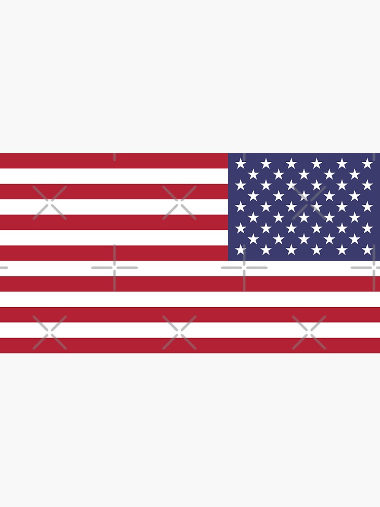 "US Flag Reverse" Sticker for Sale by states | Redbubble