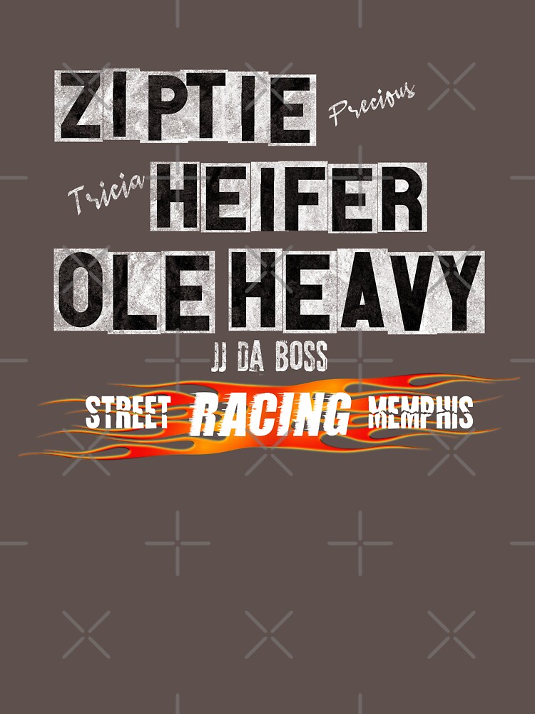 "Ole Heavy, Heifer and Ziptie take on the streets. " T-shirt for Sale ...
