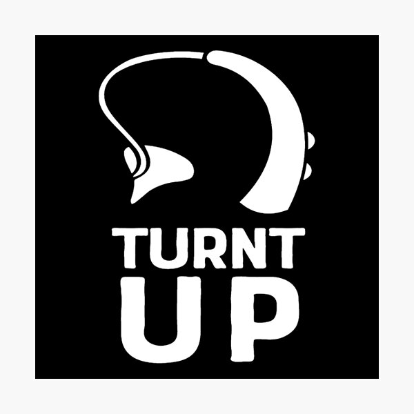Lámina fotográfica «Turnt Up Deaf Pride Audífonos con discapacidad ...