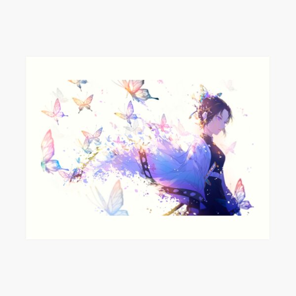 "Shinobu Kocho Insect Hashira - Demon Slayer" Art Print by DrWolfstark ...