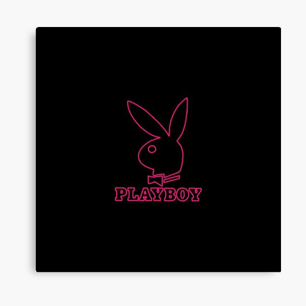 Playboy Logo Canvas Prints | Redbubble