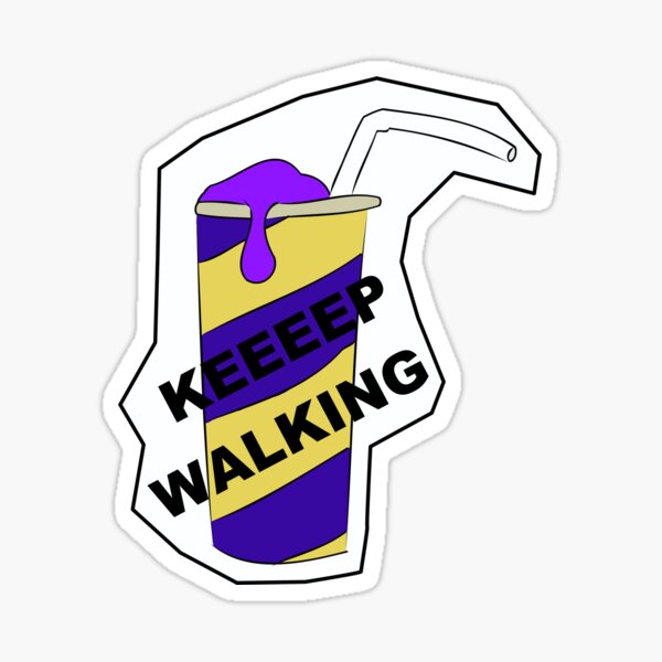 "Keep Walking" Sticker for Sale by nsensenig | Redbubble