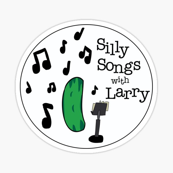 "Silly Songs with Larry" Sticker for Sale by nsensenig | Redbubble