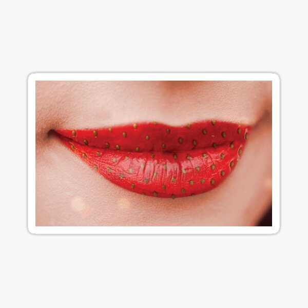 "Sexy lip biting" Sticker by Graphistewell | Redbubble