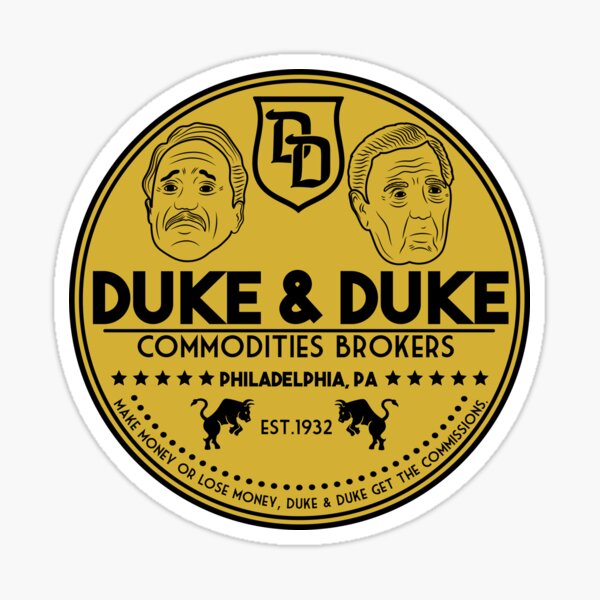"Duke&Duke" Sticker for Sale by edcarj82 | Redbubble