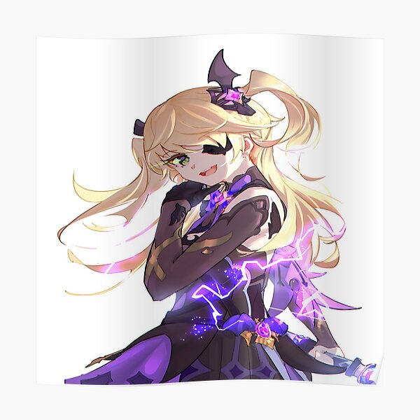 "Fischl Genshin Impact" Poster for Sale by EllyStar24 | Redbubble