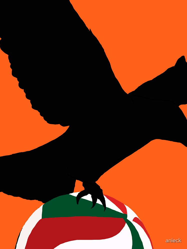 "Haikyuu Karasuno crow - FLY" T-shirt for Sale by anieck | Redbubble ...