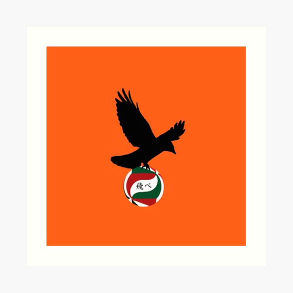 "Haikyuu Karasuno crow - FLY" Art Print for Sale by anieck | Redbubble