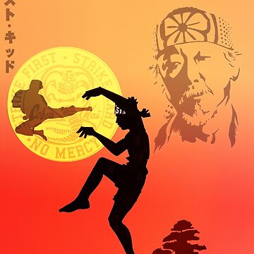 "Karate Kid Minimalist Artwork" Poster for Sale by Retromegahero83 ...