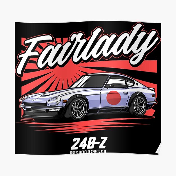 "Datsun 240z Fairlady Z" Poster by shakotan | Redbubble