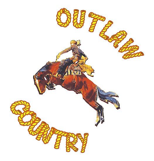 "Outlaw Country, Woo!" Photographic Print by EdgarCat | Redbubble