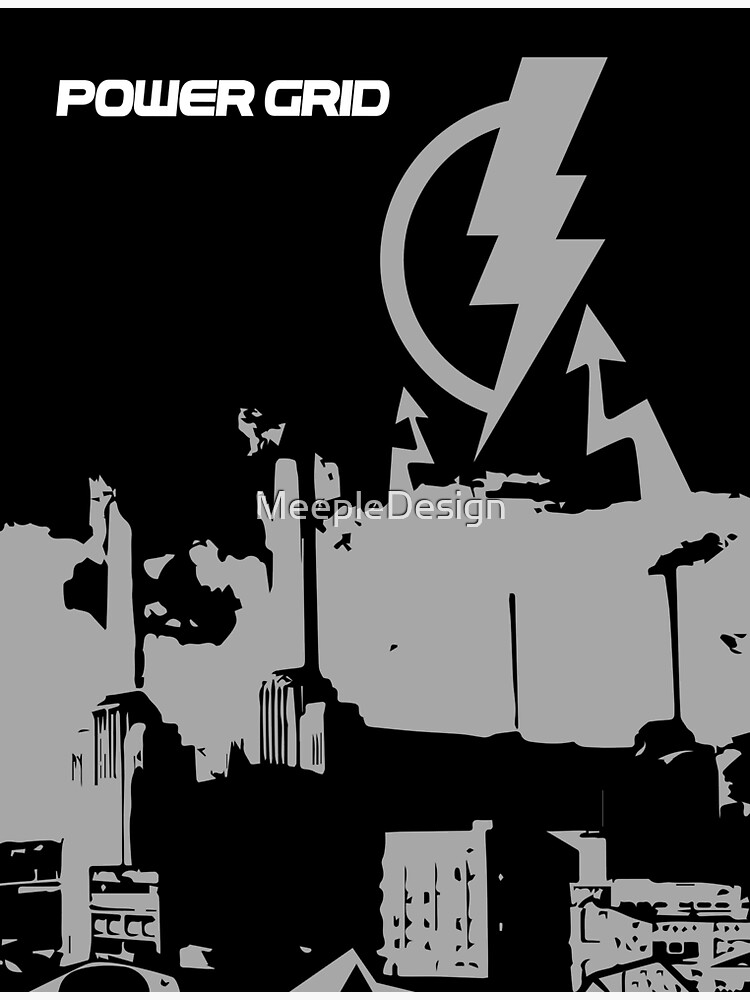 "Power Grid - Board Games Design - Movie Poster Style - Board Game Art ...