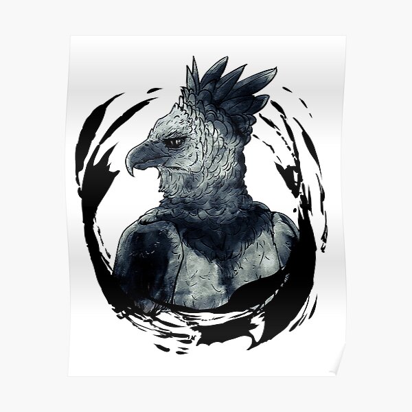 "A large harpy" Poster for Sale by RainbowNala | Redbubble