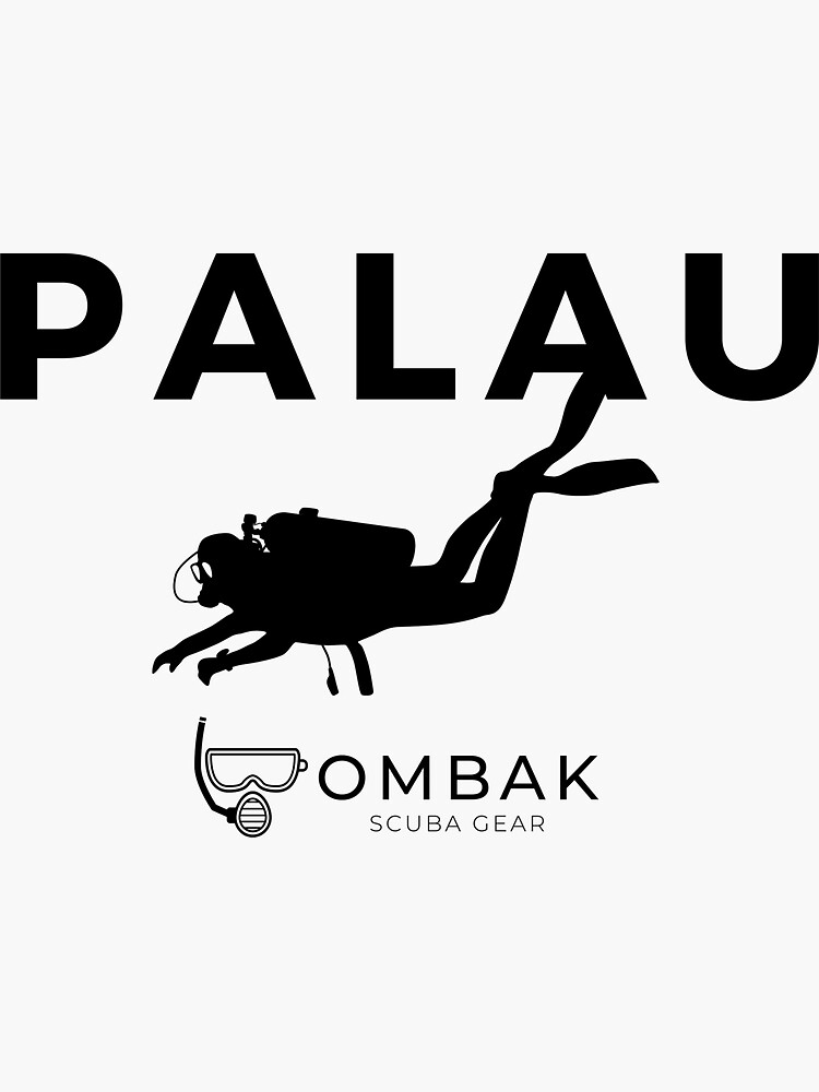 "Palau Pacific Ocean Paradise Scuba Diving" Sticker for Sale by ...