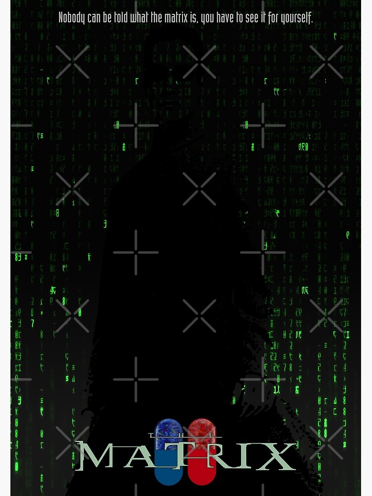 "The matrix minimalist artwork" Poster by Retromegahero83 | Redbubble