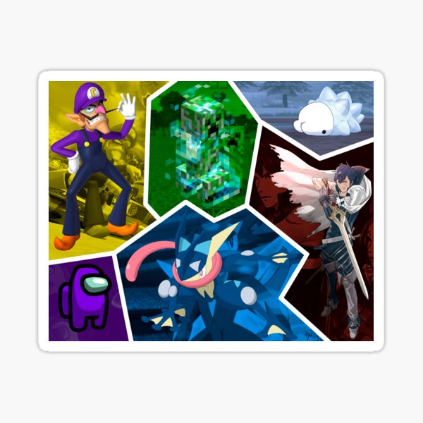 "Graphic Collage of Daniels Favorite Characters" Sticker by nasbydraws ...