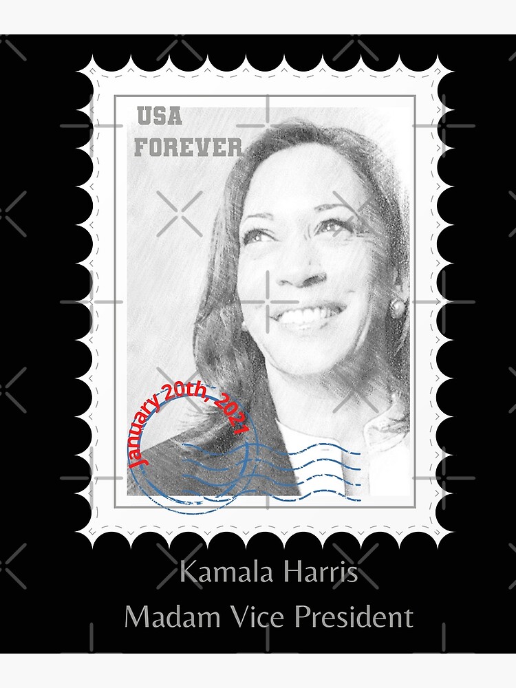 "Kamala Harris-Stamp of Approval" Poster for Sale by MyDesignFind ...