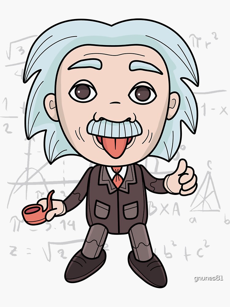 "Einstein Toy Cute Design" Sticker for Sale by gnunes81 | Redbubble