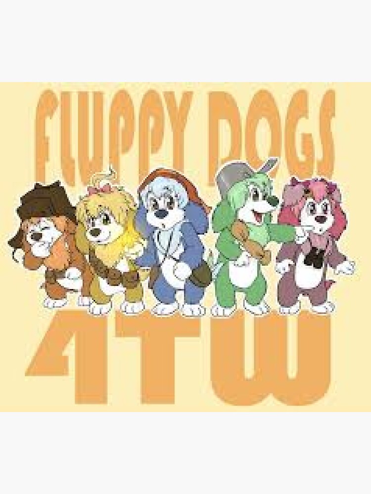 "Fluppy Dogs" Sticker for Sale by DellaDuck | Redbubble