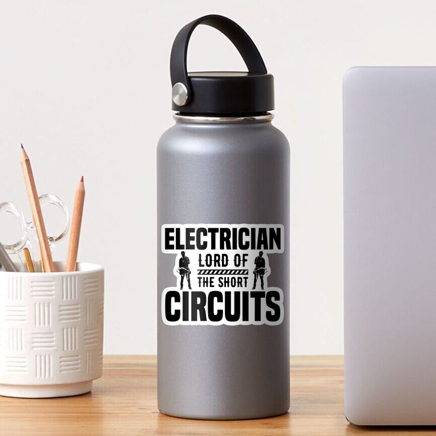Pegatina «señor eléctrico de los cortocircuitos» de JaMatt1983 | Redbubble