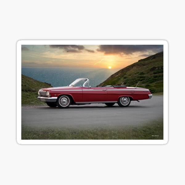 "1962 Chevrolet Impala SS409 Convertible" Sticker for Sale by ...