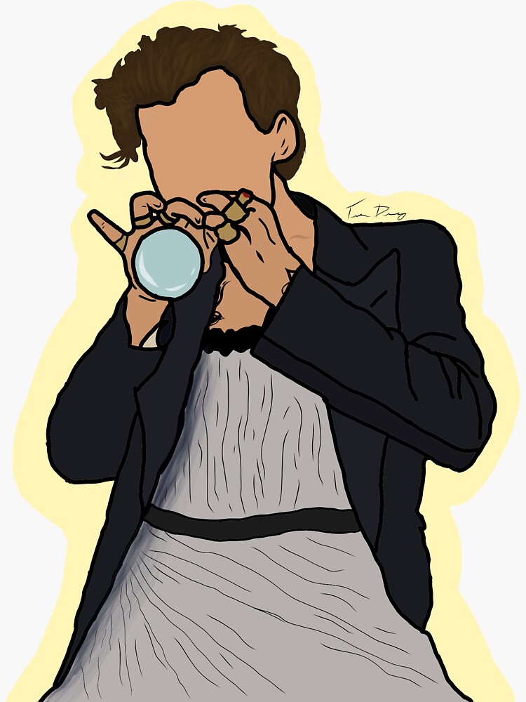 "Harry Styles Vogue Sticker" Sticker for Sale by tessdevaney | Redbubble