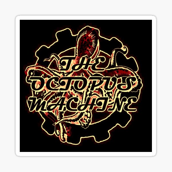 "The Octopus Machine logo" Sticker for Sale by OctopusMachine | Redbubble