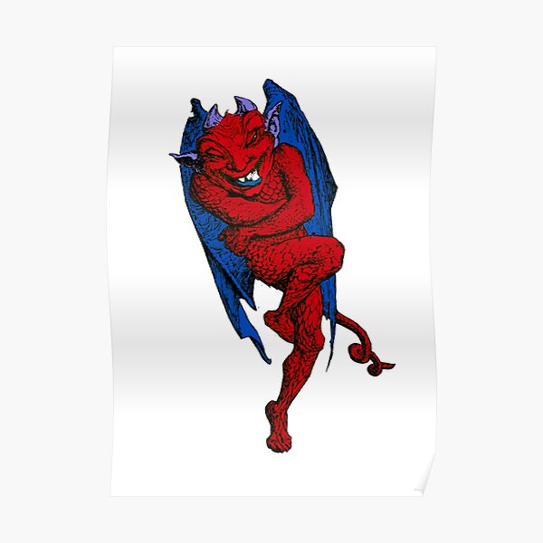 "Hobgoblin, Sprite, Devil, Mythological Monster" Poster for Sale by ...