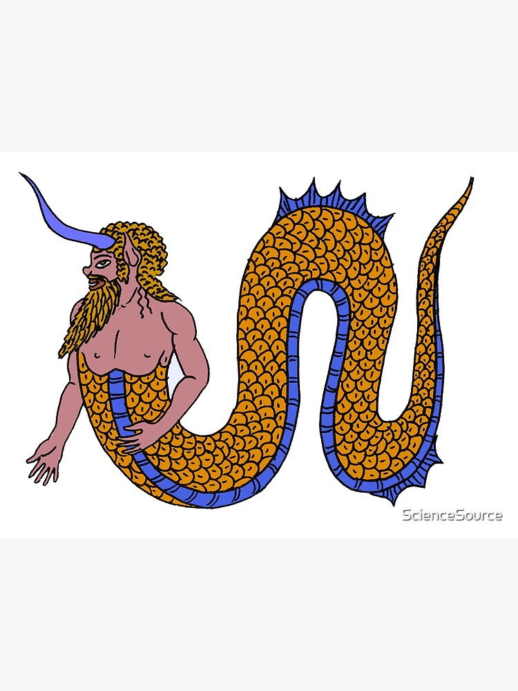 "Merman, mythological Creature, Male Mermaid" Poster by ScienceSource ...
