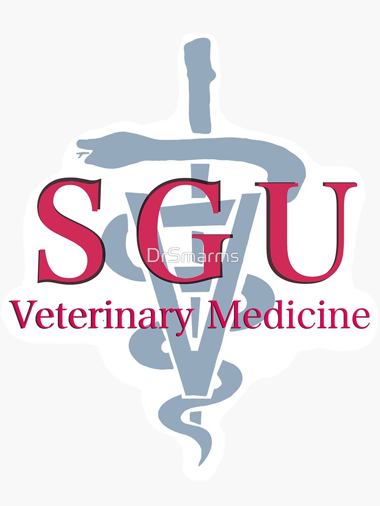 "SGU VETMED" Sticker for Sale by DrSmarms | Redbubble
