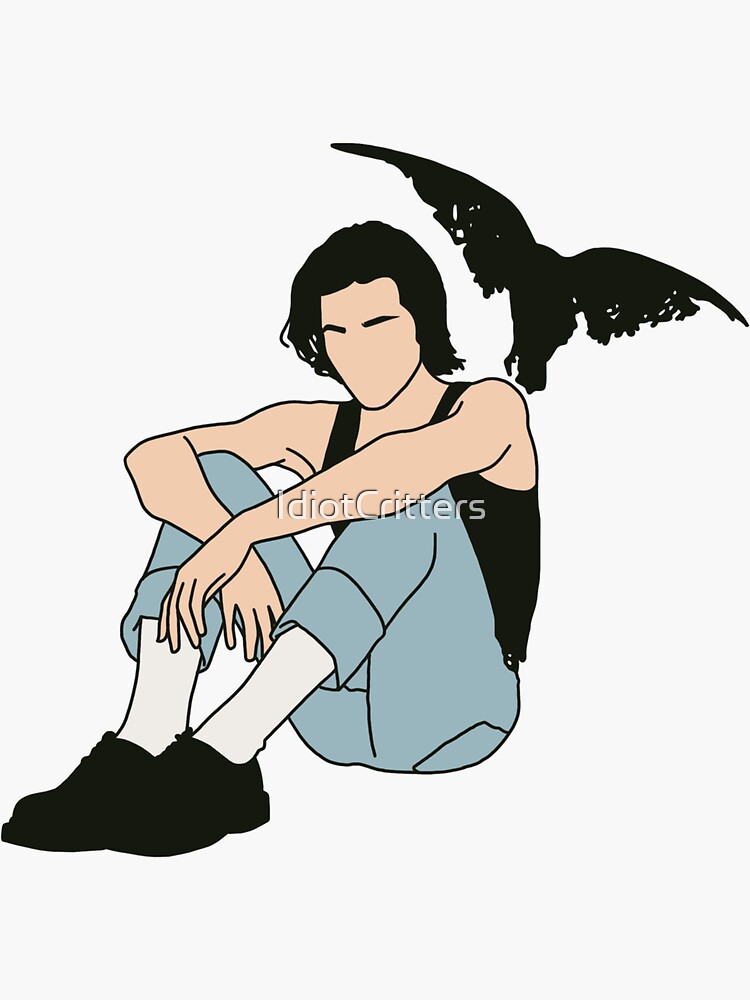 "Conan Gray Fanart" Sticker for Sale by TheForestBug | Redbubble