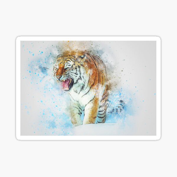"Tiger King Graphic For Tiger Lovers Save The Tigers " Sticker for Sale ...