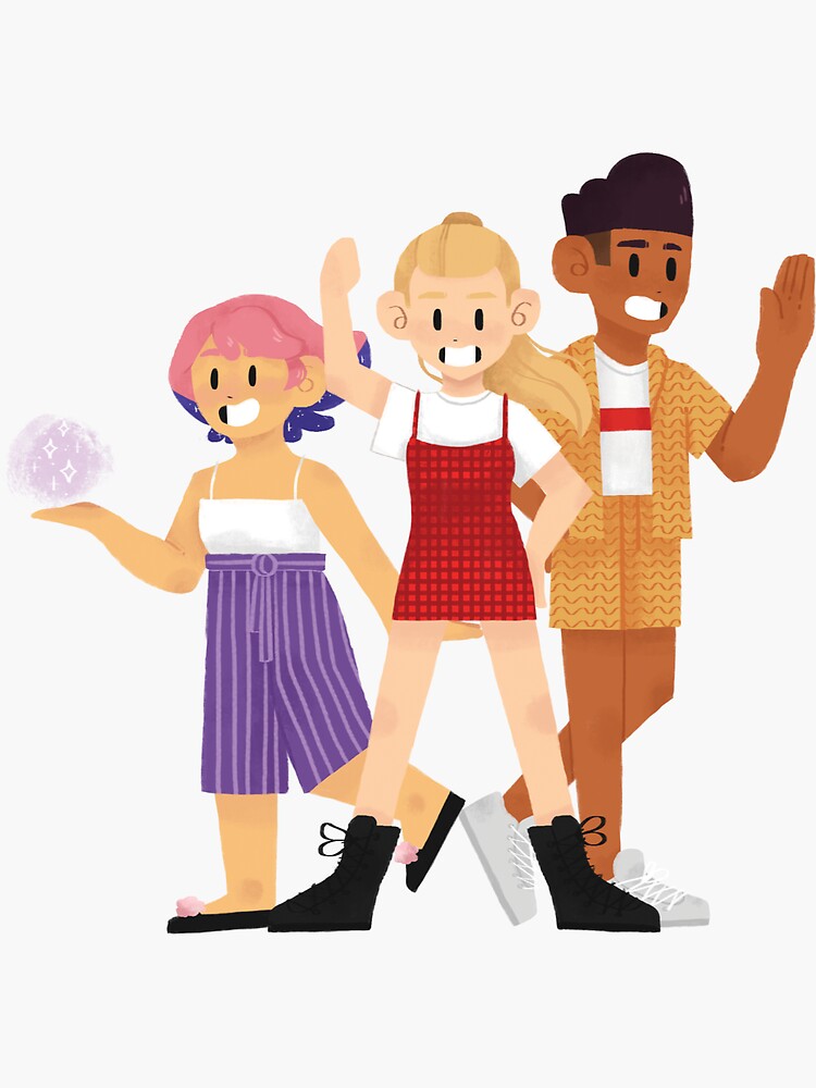 "Best friend squad" Sticker for Sale by Emmrysart | Redbubble