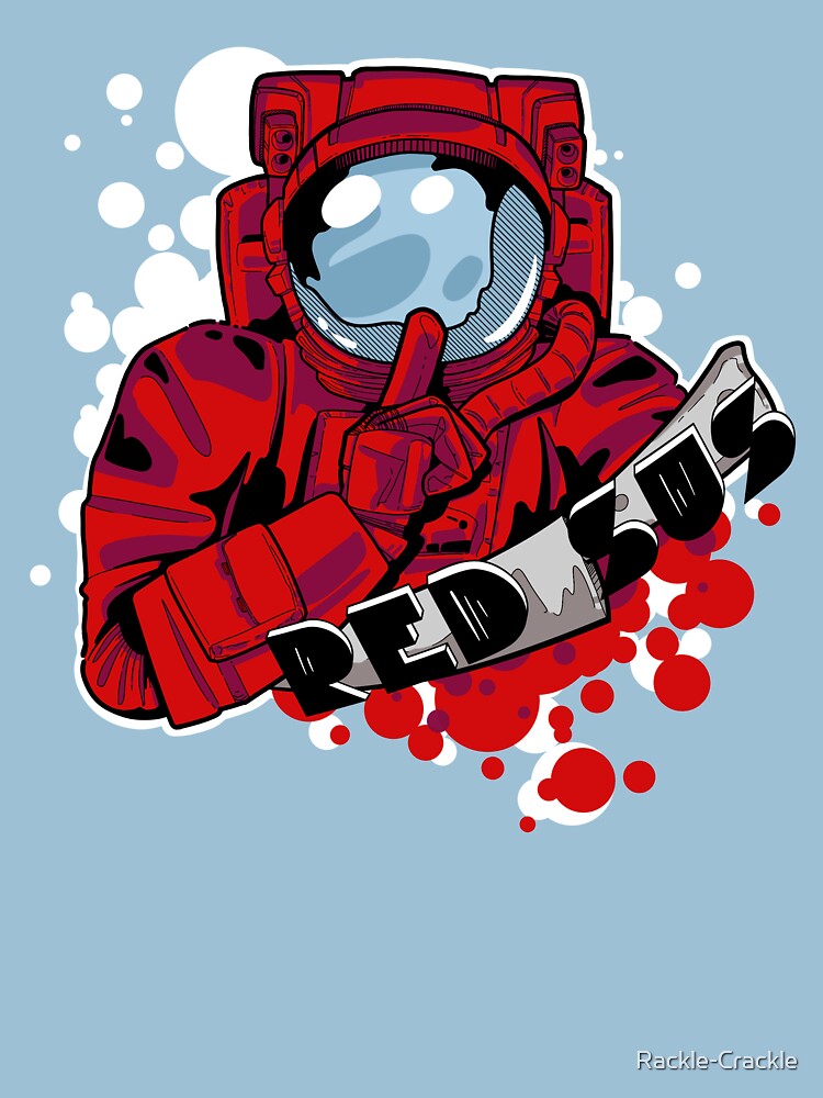 "Red is SUS" T-shirt for Sale by Rackle-Crackle | Redbubble | among us ...
